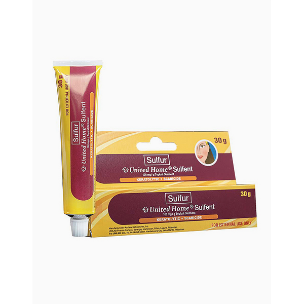 UNITED HOME SULFENT Sulfur 100mg / g Topical Ointment 30g price in the ...